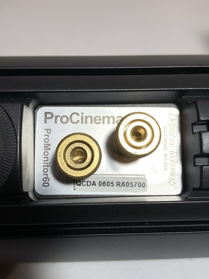 Definitive Technology ProCinema ProMonitor 60 Speakers Set Of Two | eBay