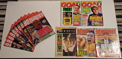 90 Minutes Magazine 12 Issues (1990-97) Goal Magazine 2 Issues (1999 ...