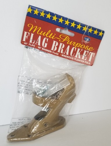 NCE Multi-Purpose Flag/Banner Bracket 45/80 Degree or Windsock/Planter ...