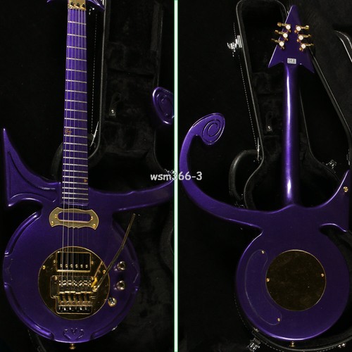 Custom Purple Prince Electric Guitar Gold Hardware SH Pickups FR Bridge ...