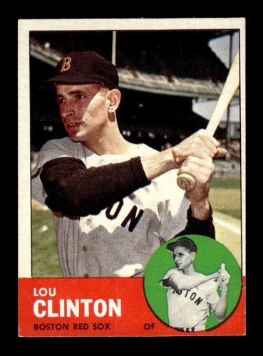 1963 Topps Baseball #96 Lou Clinton Boston Red Sox | eBay