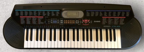 Casio CTK-401 49 Key Keyboard Synthesizer 100 Rhythm/100 Songs No Power ...