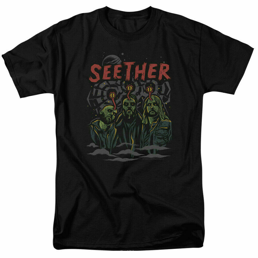Seether Mind Control T Shirt Licensed Rock N Roll Music Band Tee Black ...