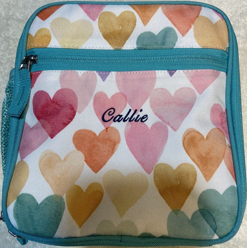 Pottery Barn Kids Mackenzie Rainbow Hearts Lunch Box Classic Callie ...