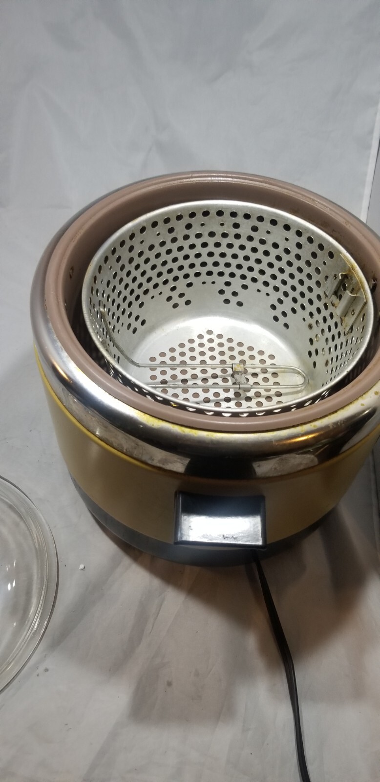 Vintage Sears Automatic Electric Cooker-Deep Fryer W/Basket Vanilla ...