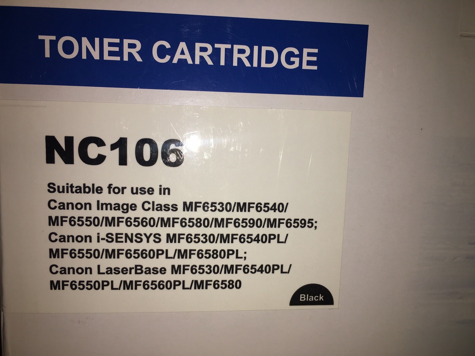 Canon 106 (0264B001AA) Black Toner Cartridge for sale online | eBay