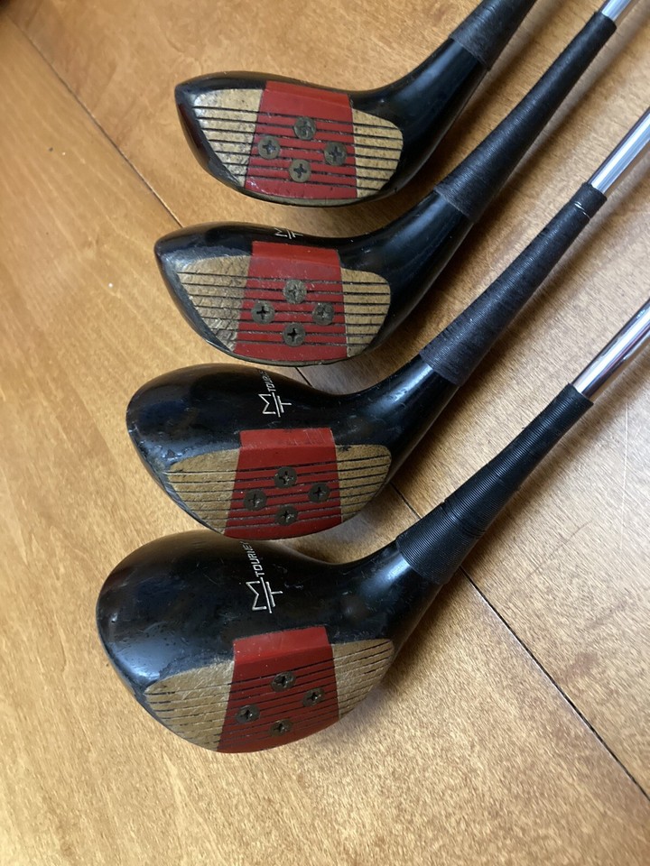 Original MacGregor VIP CUSTOM Persimmon DRIVER 2 3 4 Wood Set Tourney ...