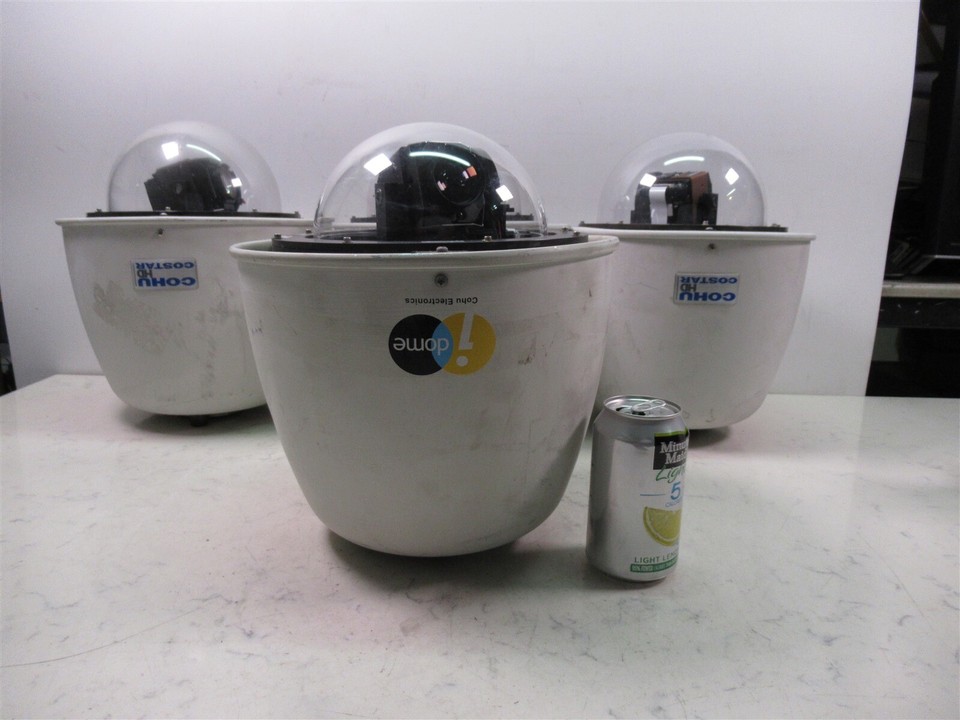 Lot 4 Cohu HD Professional Security PTZ Dome Cameras 3925-5100-POLE ...