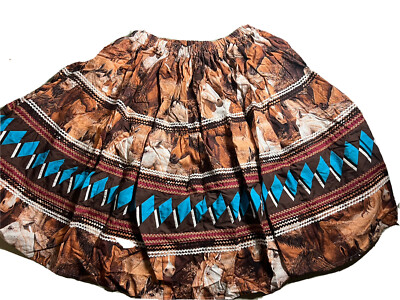 Seminole Native American Patchwork Skirt Women’s Vintage Hand Made | eBay