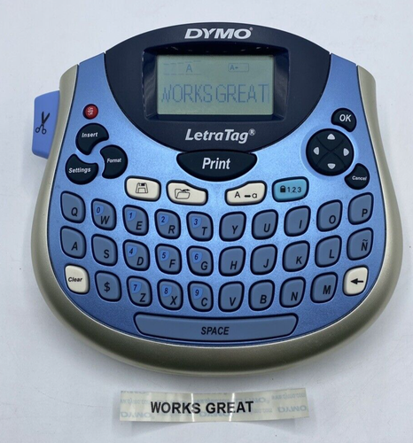 DYMO LetraTag LT-100T Personal Label Maker Portable Thermal Printer ...