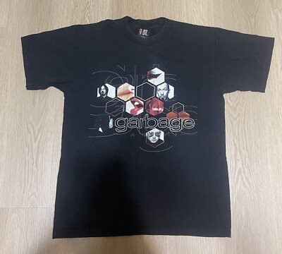 Vintage Garbage Band T Shirt Men’s Large Grunge Rock | eBay