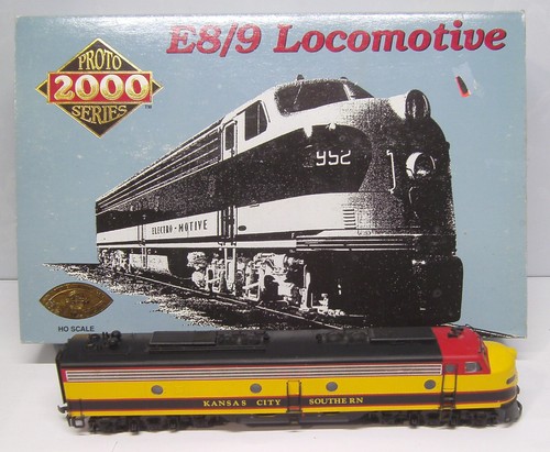 HO Scale Proto 2000 E8/9 Kansas City Southern #29 Locomotive No. 8705 ...