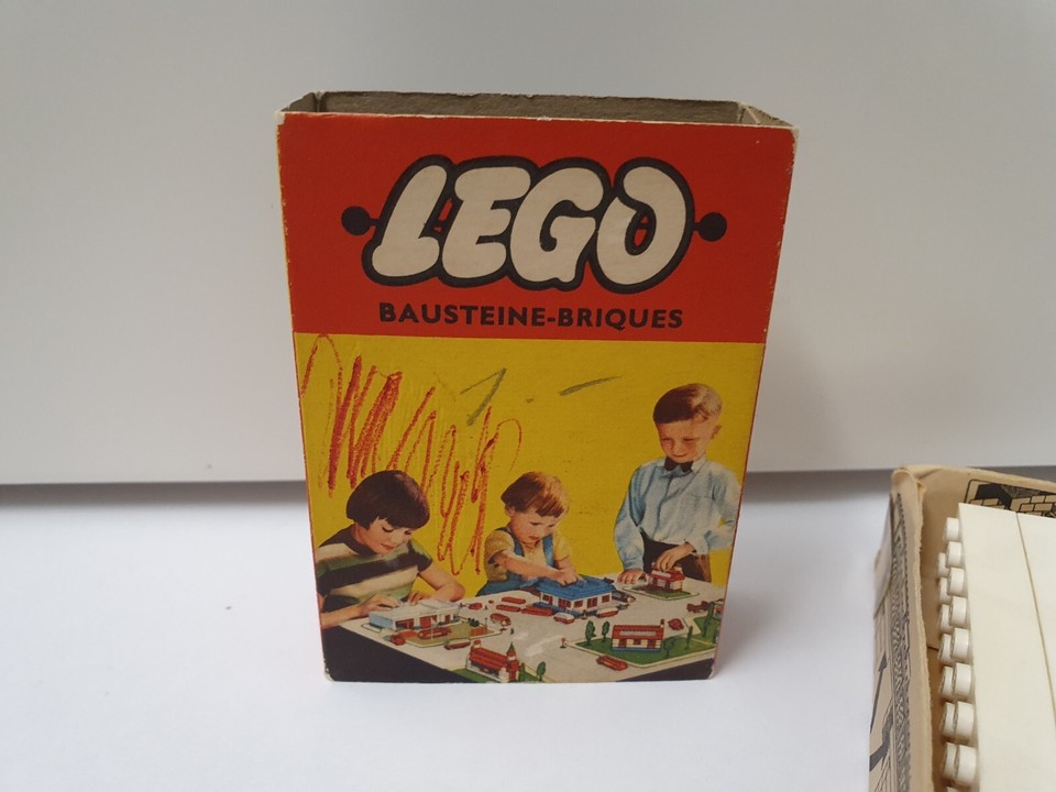 LEGO System box 216 50's 60's alt vintage 60er 1:87 OVP classic SWISS ...