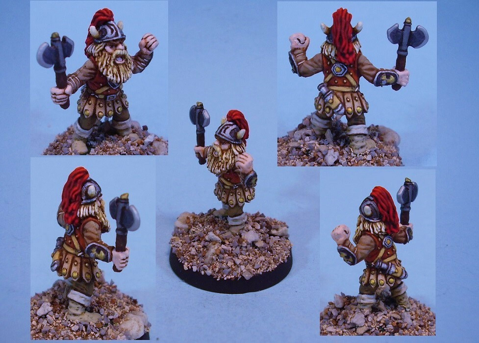 Ral Partha painted miniature Dragonlance hero Flint (30 day listing ...