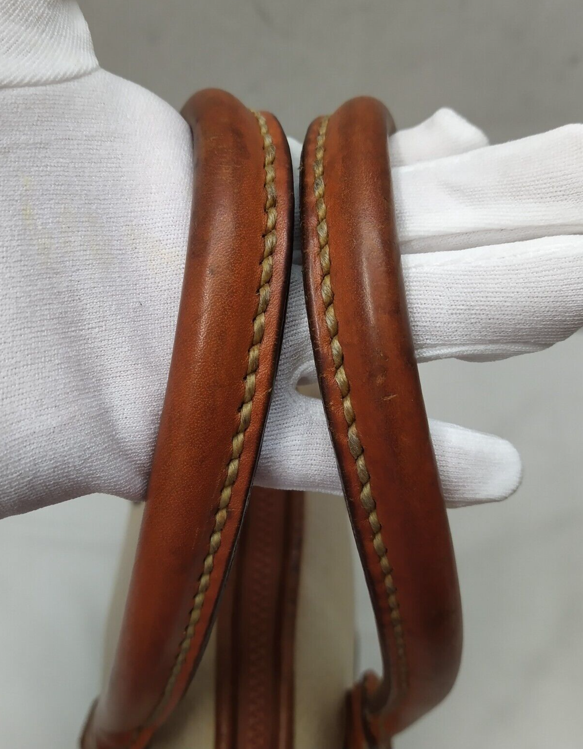 Dooney & Bourke Ivory Pebbled Leather Dommed Double Handle Zipper ...