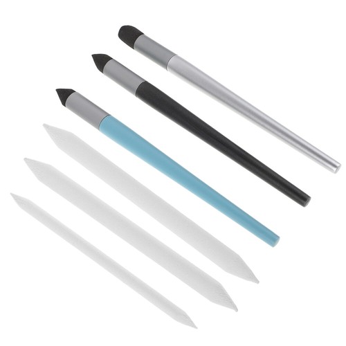 6 Pcs Oil Pastel Rub Pen Student Blending Sponge Pens for Art Brush | eBay