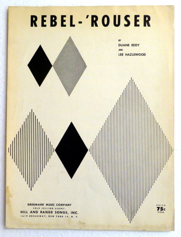DUANE EDDY sheet music REBEL ROUSER #389 | eBay