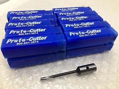 Lot Of (20) New Proto Cutter .1298" Reamers, 3/8" Shank, Jig Borer, 4 ...