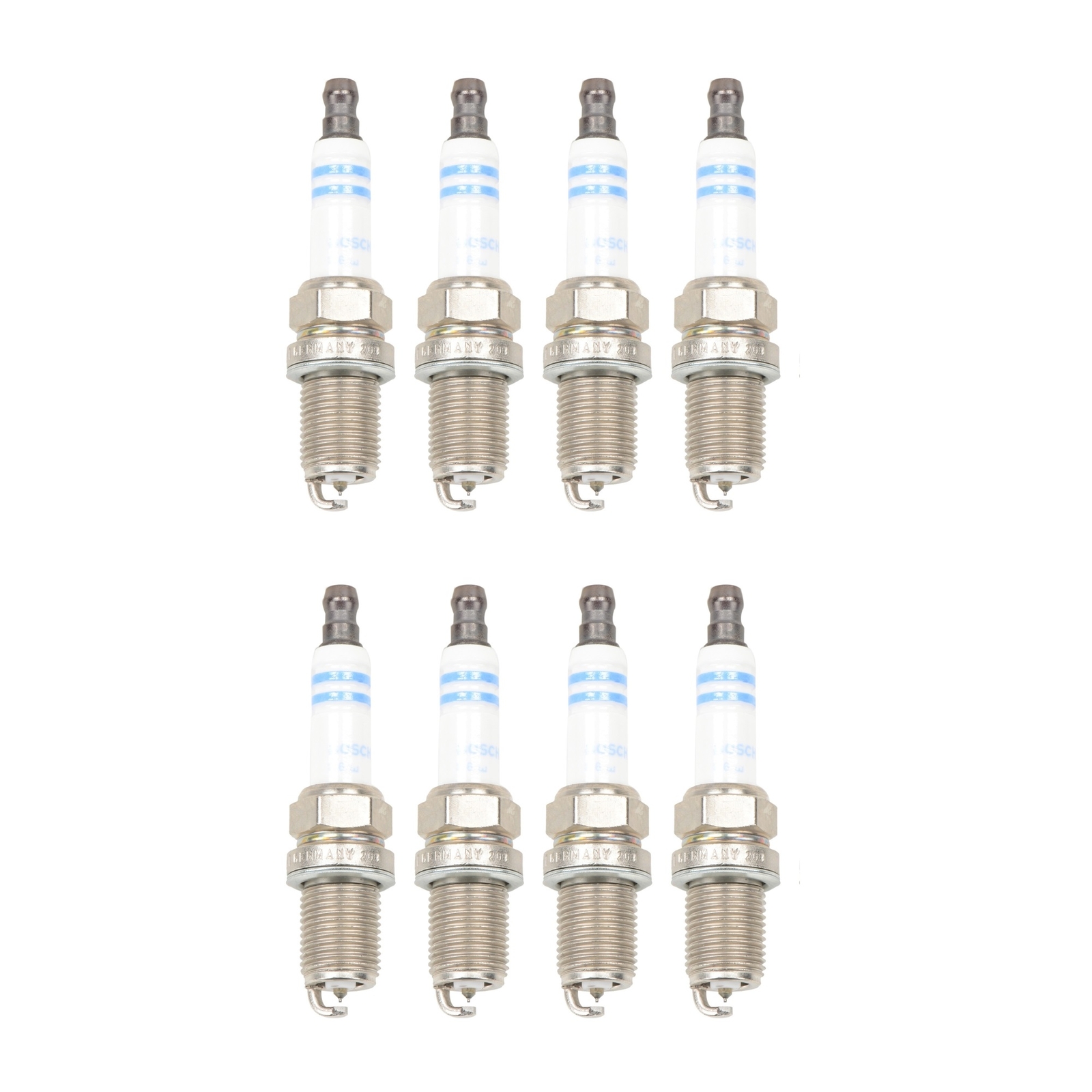 Bosch OE Fine Wire Platinum Set of 8 Spark Plugs .8mm Gap For Chevy ...
