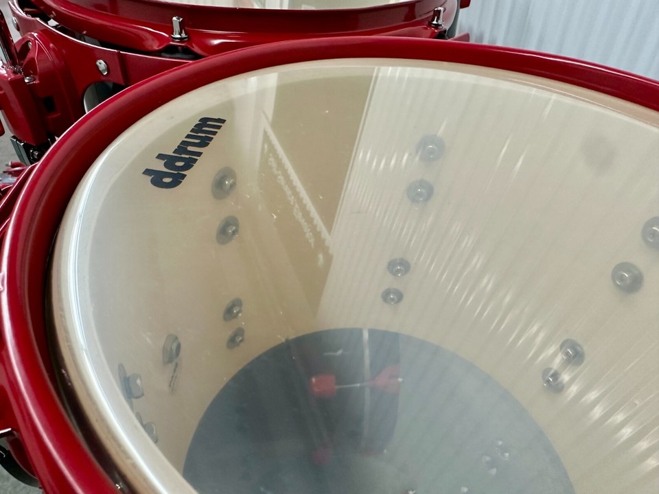 ddrum 7Pc Drum Double Bass Drum Set Shell Pack Diablo Black / Red | eBay