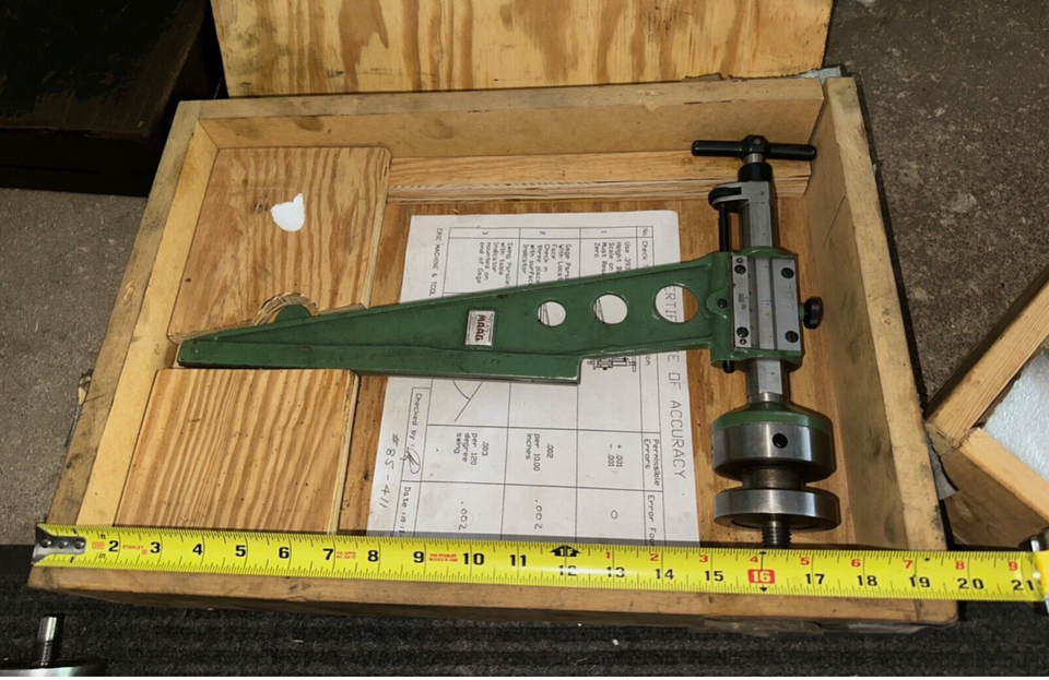 MAAG Gear Shapter Tool - Wood Case - Very Nice! | eBay