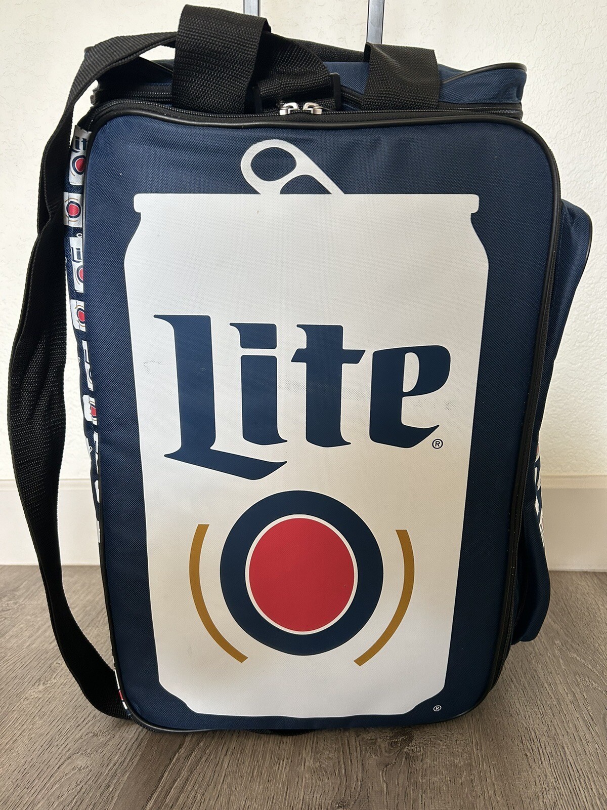 Miller Lite Suitcase-Style Cooler w/ Built-In Bluetooth Speakers - RARE ...