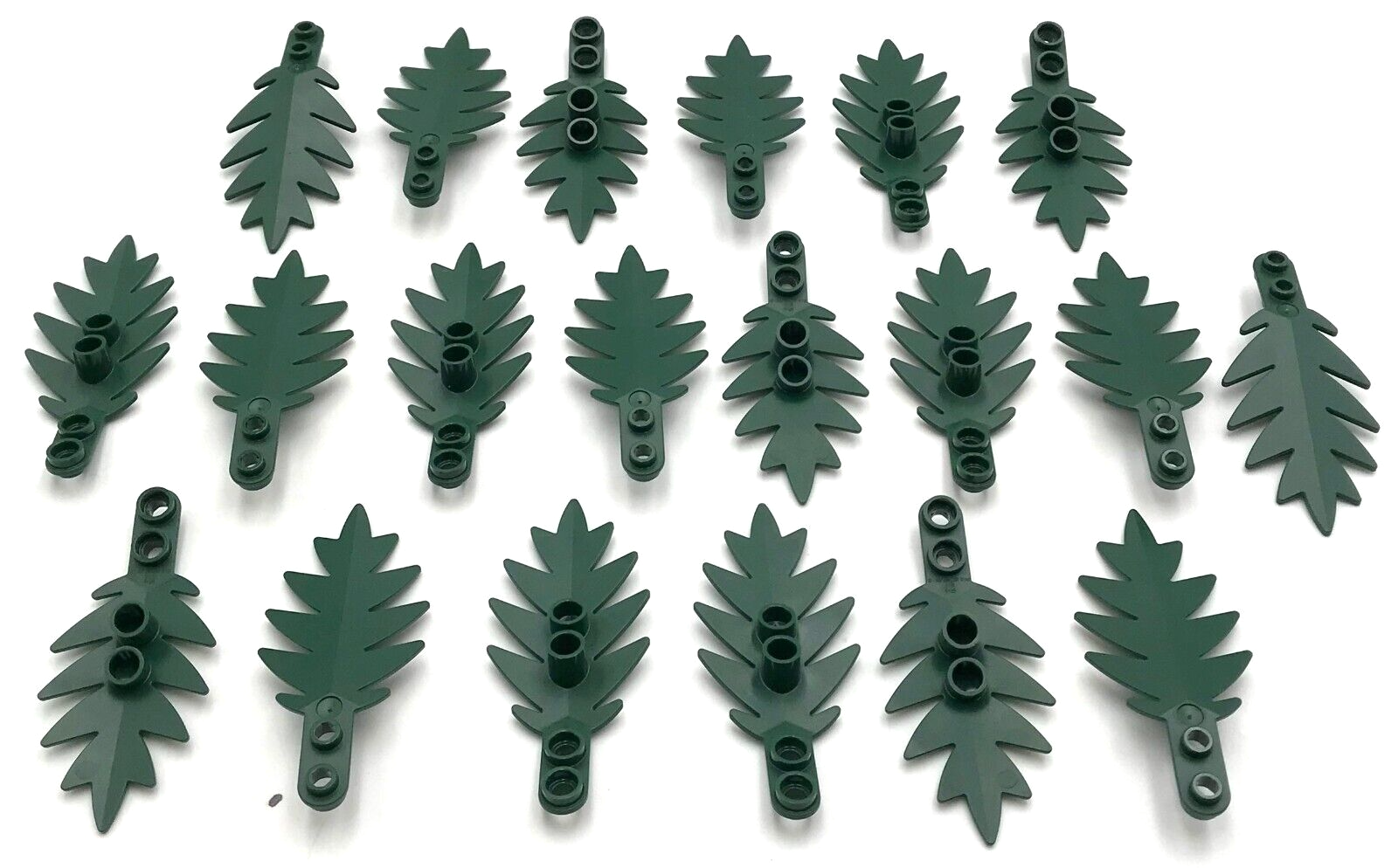 Lego New 20 Dark Green Plant Tree Palm Leaf Small 8 x 3 Piece | eBay