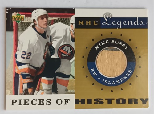 2001-02 Upper Deck Legends Pieces of History Mike Bossy New York Islanders | eBay