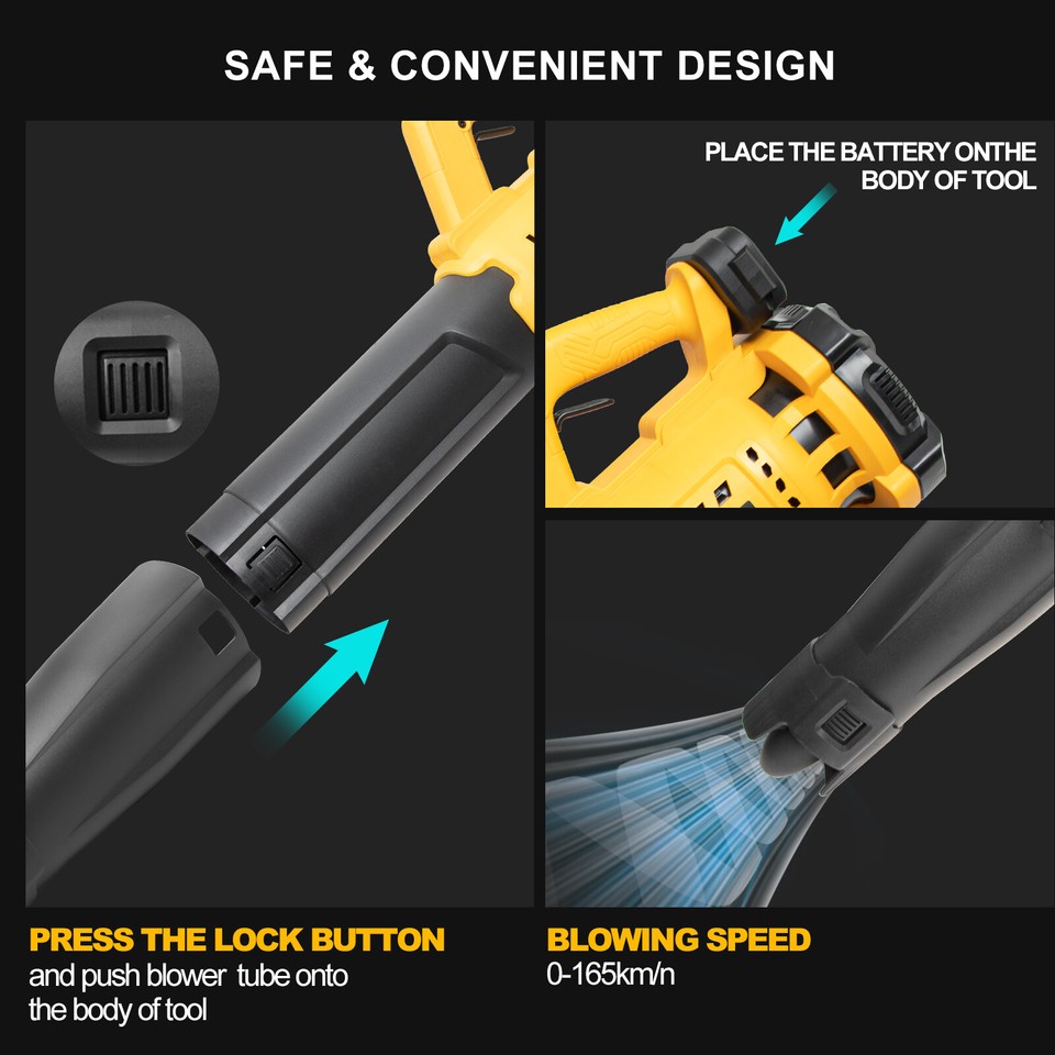 Cordless Blower for Dewalt 20V Max Battery DEWALT DCBL722B 20V MAX XR ...