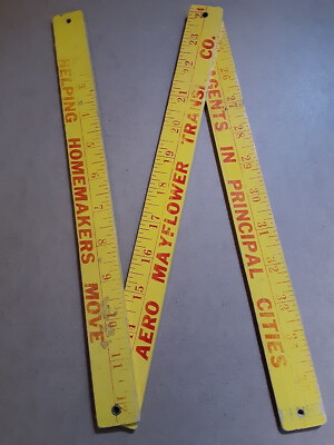 Aero Mayflower Transit Vintage Tri-Folding Yard Stick Vintage ...