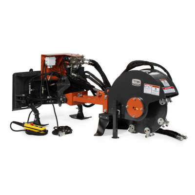 Titan Attachments Pro Series Stump Grinder, Hydraulic Stump Grinder ...