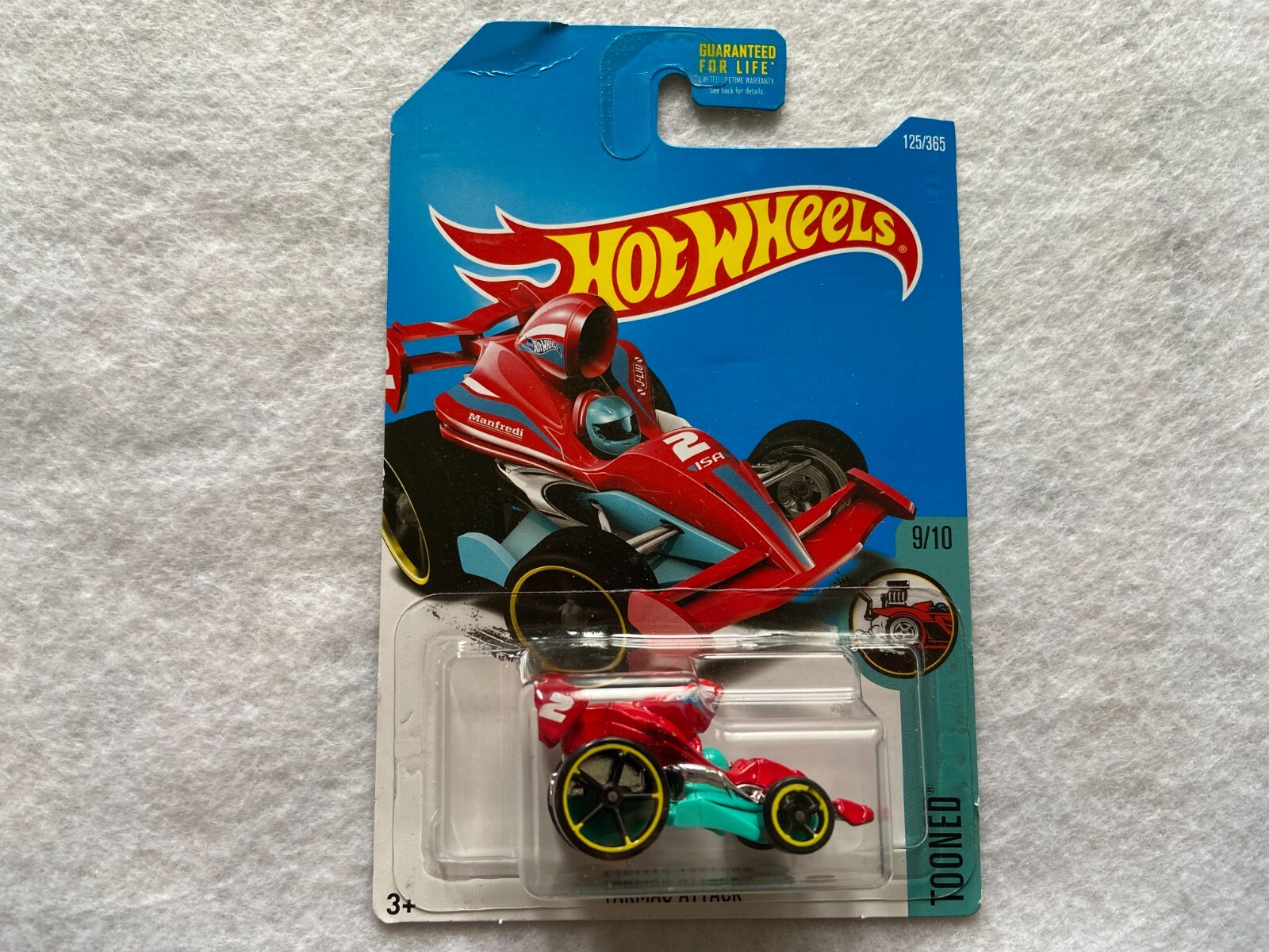 Tarmac Attack Tooned Hot Wheels - Card Creased | eBay