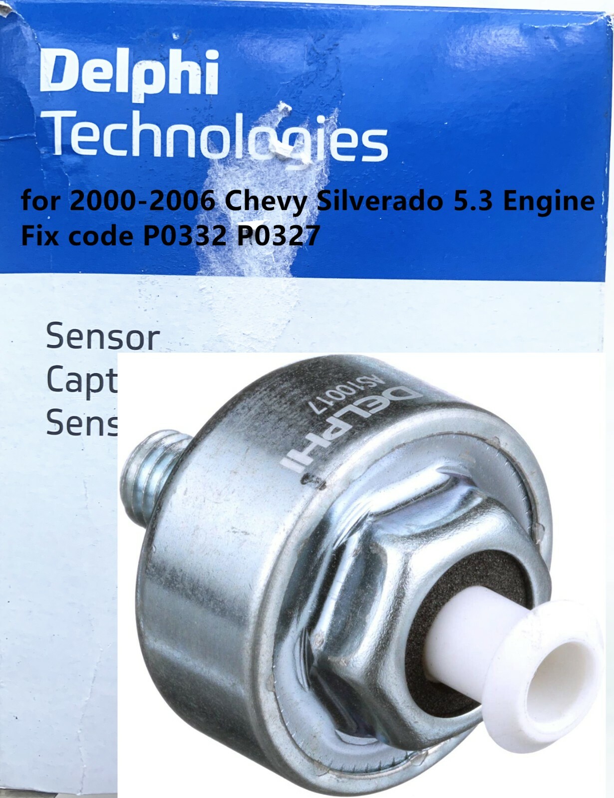 Delphi Ignition Knock Sensor fo 00-06 Chevy Silverado 5.3 Engine,Fix ...
