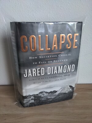 Signed! Collapse by Jared Diamond Autographed Hardcover 1st Edition ...