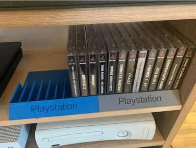 Sony PlayStation PS1 Disc Case Stand Rack Cover Holder Display for PAL ...