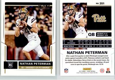 Nathan Peterman 2017 Score #351 Pittsburgh Bills RC Rookie | eBay