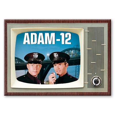 Adam 12 TV Show Classic TV 3.5 inches x 2.5 inches Steel Fridge Magnet ...