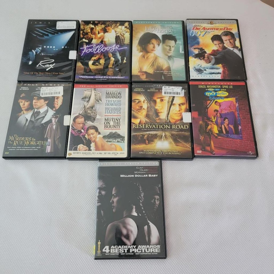 Lot of 25 DVD Video Highly Popular Mega Hit Blockbuster Movies Various ...