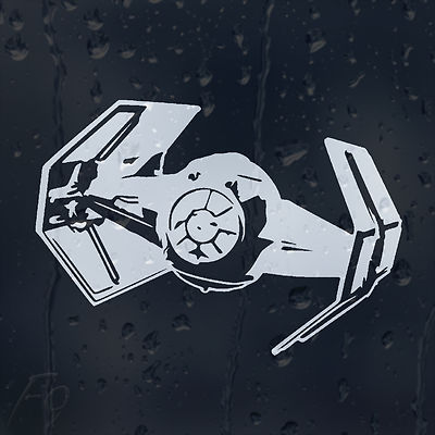 Star Wars Star Fighter Ship Car Decal Vinyl Sticker For Window Bumper ...