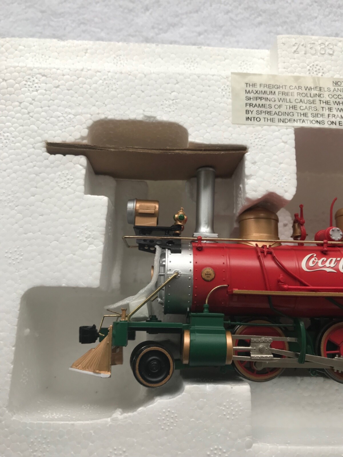 Hawthorne Village Coca Cola Locomotive And Tender Christmas Village ...
