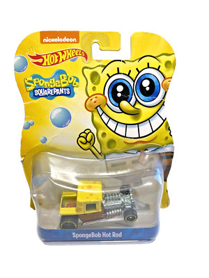 Hot Wheels Spongebob Squarepants Hot Rod Diecast Character Car ...