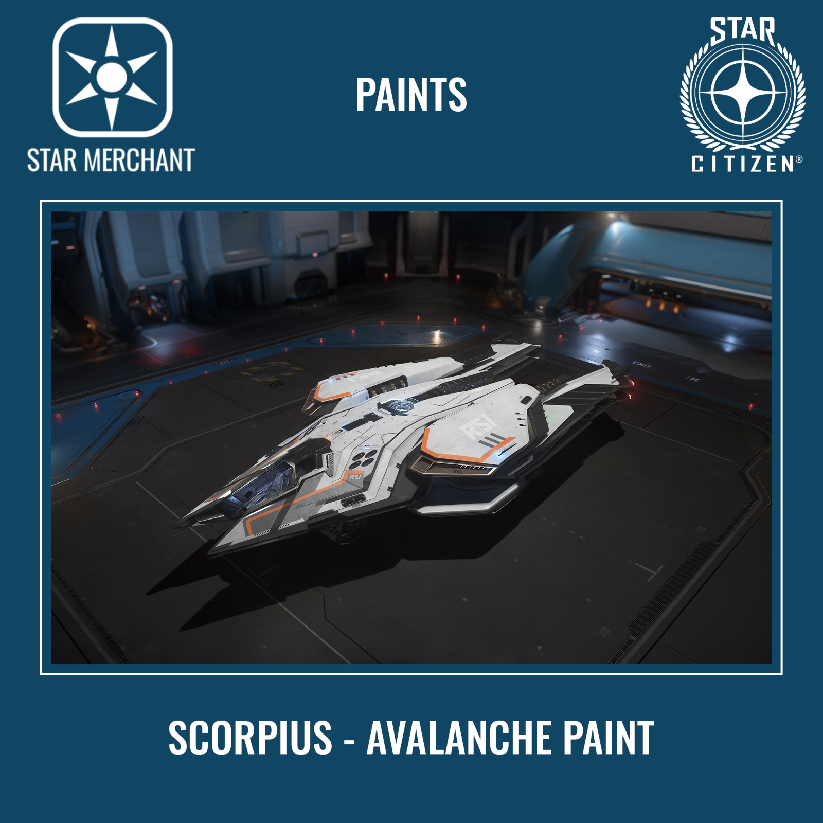STAR CITIZEN - RSI SCORPIUS PAINTS | eBay