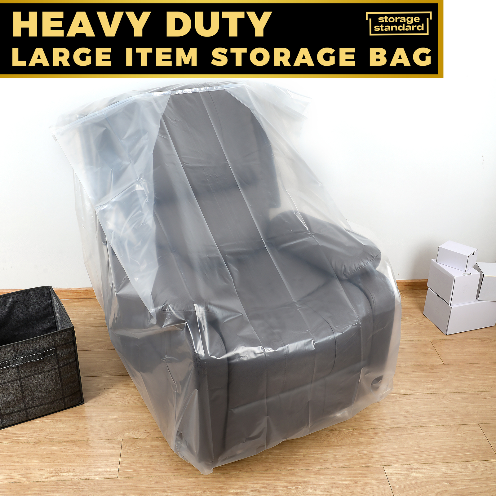 Plastic Furniture Covers for Moving Storage - Heavy-Duty Plastic Chair ...
