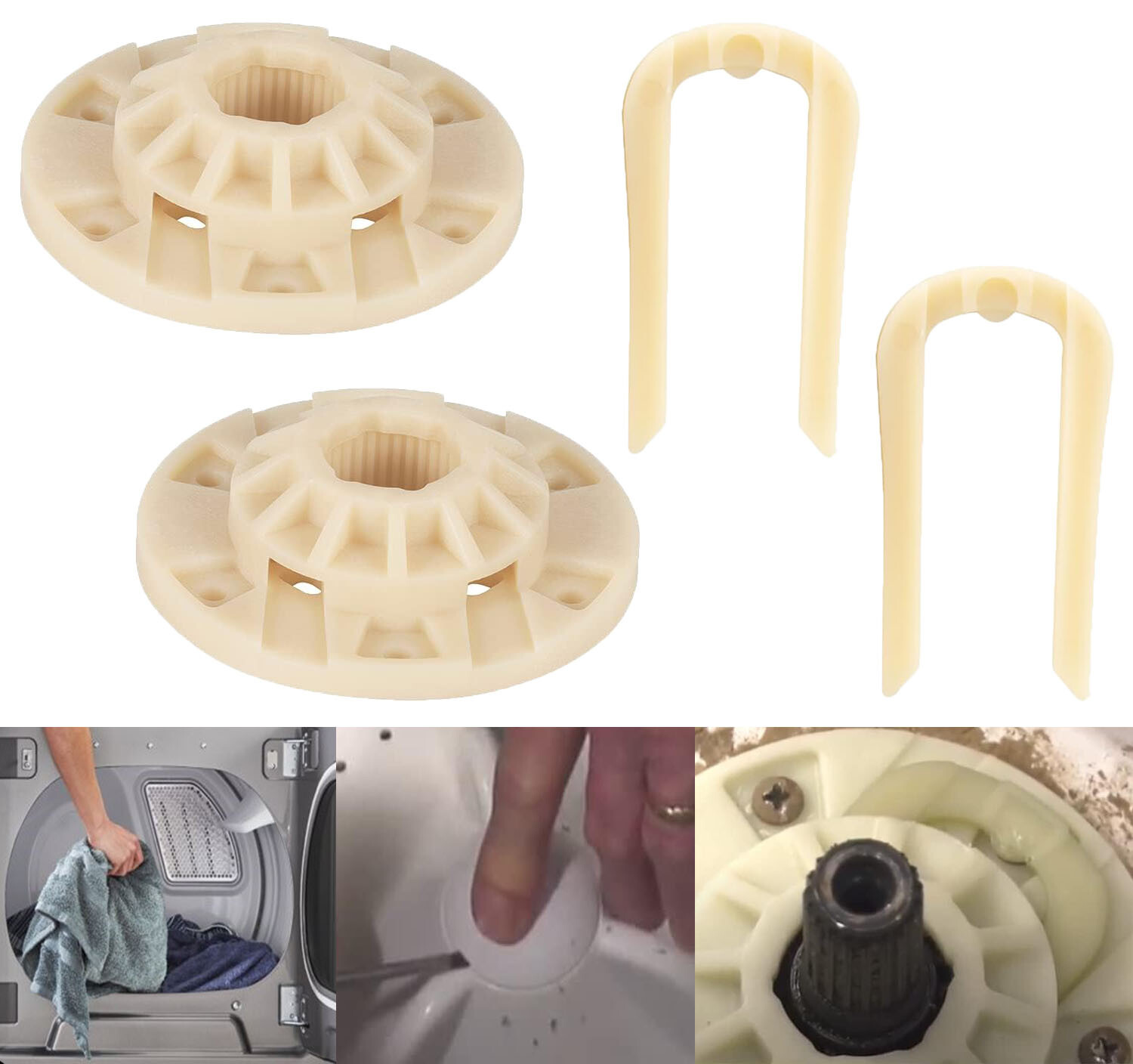 2Pack W10528947 Washer Basket Driven Hub Kit Fits Maytag Kenmore ...