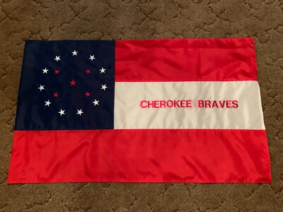 Cherokee Braves flag | eBay