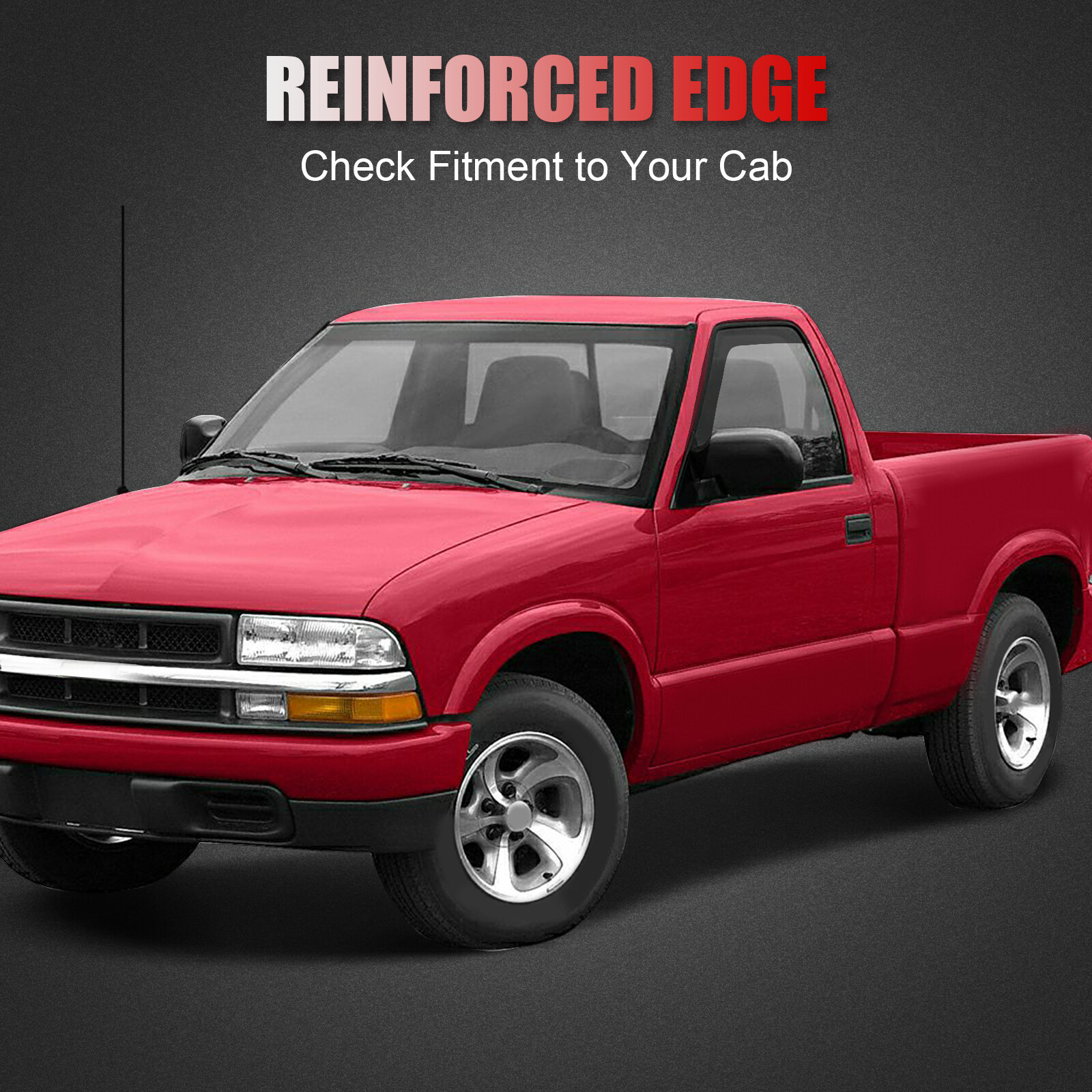 Rain Guard Tape-On Window Visors For 94-03 Chevy S10/GMC Sonoma | eBay