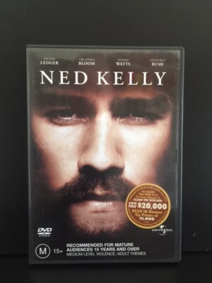 Ned Kelly - DVD PAL Region 2 & 4 Orlando Bloom Naomi Watts Heath Ledger ...