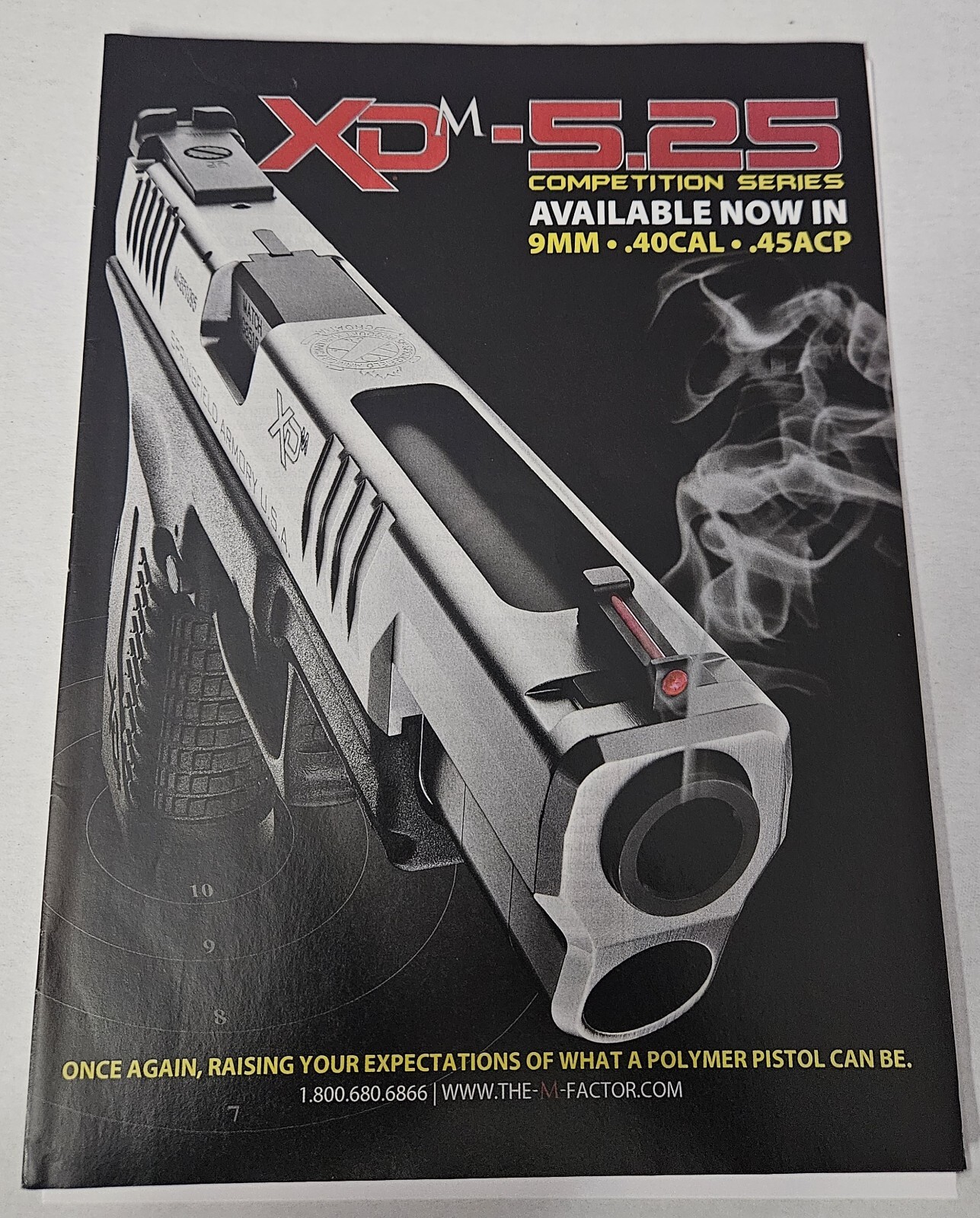 Springfield XDM Competition Series 5.25 American Rifleman Print ...