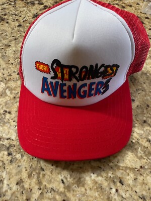 Marvel Studios Thor Strongest Avenger Trucker Cap Hat Hot Topic | eBay