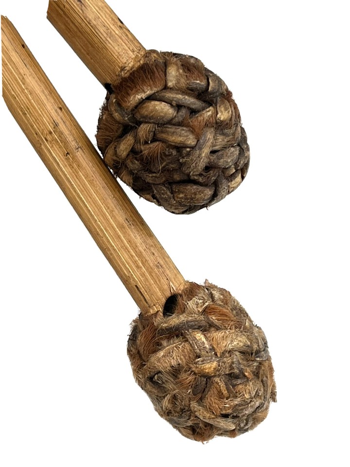 VTG West African Double Bell Gong Percussion Agogo 2 Original Sticks ...